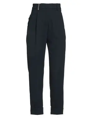 Peserico Tapered Crepe Pants Navy
