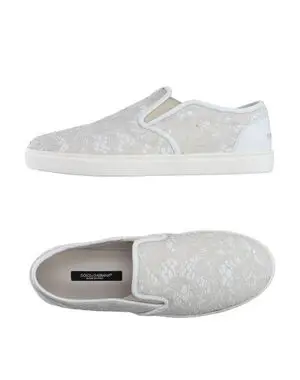Dolce & Gabbana Textile And Leather Sneakers White