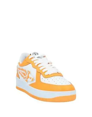 ENTERPRISE JAPAN Leather Sneakers - Orange