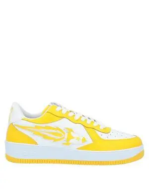 ENTERPRISE JAPAN Leather Sneakers - Yellow