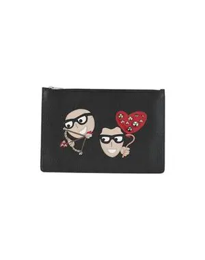 Dolce & Gabbana Calfskin Pouch - Black