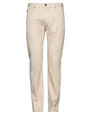 Emporio Armani Straight Leg Casual Pants Beige