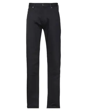 Emporio Armani Straight Leg Casual Pants - Dark Blue