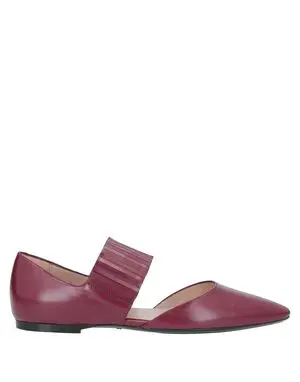 TOD'S Ballet Flats Maroon
