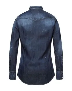 Dsquared2 Denim Shirt Size Cotton, Elastane
