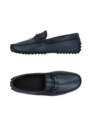 TOD'S Loafers In Leather - Dark Blue