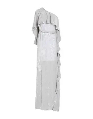 Elisabetta Franchi Red Carpet Maxi Dress - Light Grey