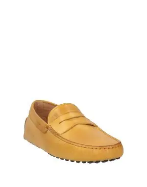 TOD'S Loafers In Leather - Yellow