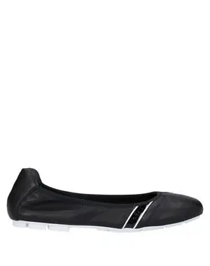 Hogan Metallic Flats For Women