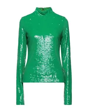 MSGM Top In PVC, Polyamide, And Elastane Green