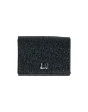 Dunhill Man Wallet Purple Size - Soft Leather Black
