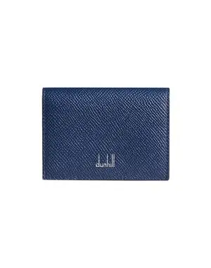 Dunhill Man Wallet Purple Size - Soft Leather Dark Blue