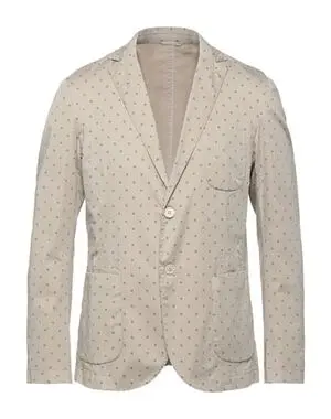 MASSIMO REBECCHI Blazer Taupe Cotton, Elastane