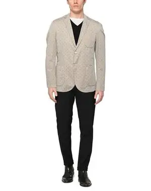 MASSIMO REBECCHI Blazer Taupe Cotton, Elastane