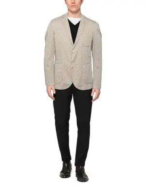 MASSIMO REBECCHI Blazer Taupe Cotton, Elastane