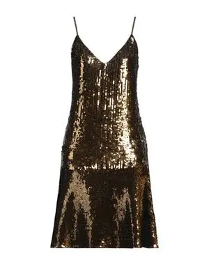 TWINSET Sequined Midi Dress - Yellow