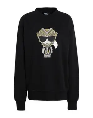 Karl Lagerfeld Sweatshirt In Organic Cotton And Recycled Polyester