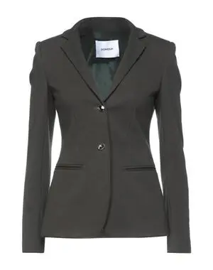 DONDUP Single-breasted Blazer - Dark Green