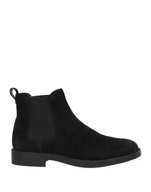 TOD'S Ankle Boots In Leather Black