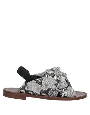 Pinko Leather Slingback Sandals