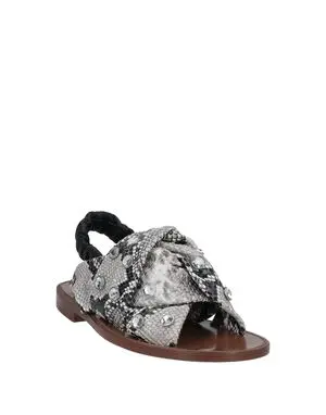 Pinko Leather Slingback Sandals