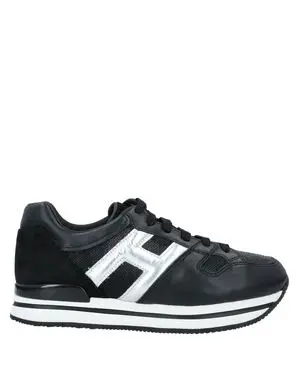 Hogan Leather Sneakers - Black