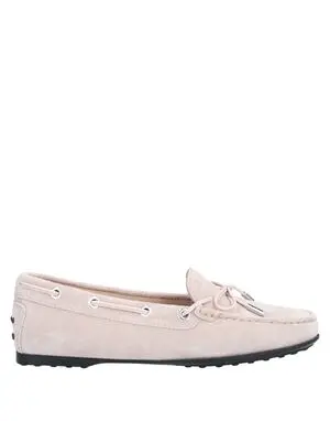 TOD'S TOD'S Loafers In Leather Light Pink