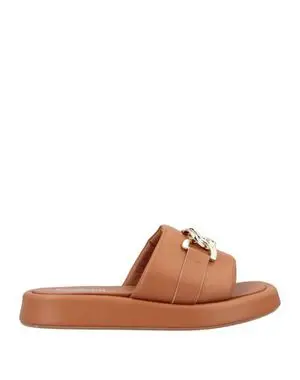 BALDININI Leather Sandals - Brown