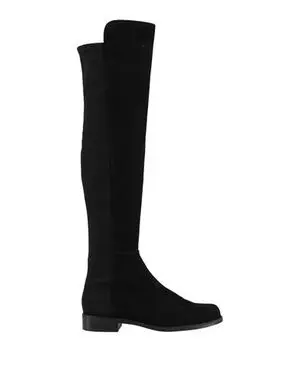 STUART WEITZMAN Boots In Leather And Textile Fibers Black