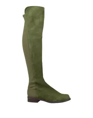 STUART WEITZMAN Boots In Leather And Textile Fibers - Green