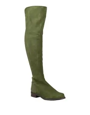 STUART WEITZMAN Boots In Leather And Textile Fibers - Green