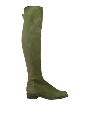 STUART WEITZMAN Boots In Leather And Textile Fibers - Green