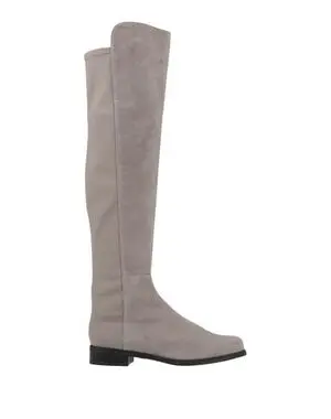 STUART WEITZMAN Boots In Leather And Textile Fibers Grey