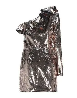 Amen Sequin One-shoulder Mini Dress