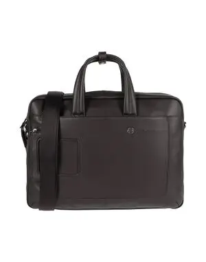 PIQUADRO Leather Handbag - Brown