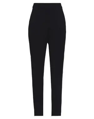 Emporio Armani Tapered Virgin Wool-blend Pants - Black