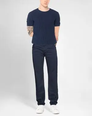 HARMONT & BLAINE Pants Size Cotton, Elastic Fibres - Blue