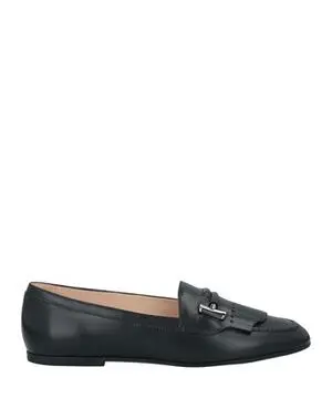 TOD'S Leather Loafers - Black