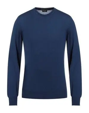 DRUMOHR Cashmere Sweater Navy Blue