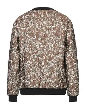 Dolce & Gabbana Sweatshirt With Brocade, Sequins And Beads - Beige