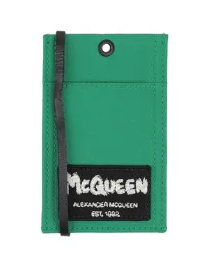 Alexander McQueen Crossbody Wallet Textile Fibers
