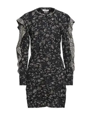 MARANT ETOILE Mini Dress Size Cotton - Black