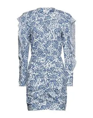 MARANT ETOILE Paisley-print Ruffled Cotton Mini Dress