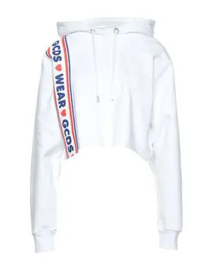 Gcds Cotton Fleece Sweatshirt - White