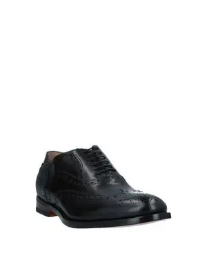Santoni Lace-up Oxford Shoes - Black