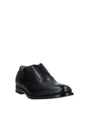 Santoni Lace-up Oxford Shoes - Black