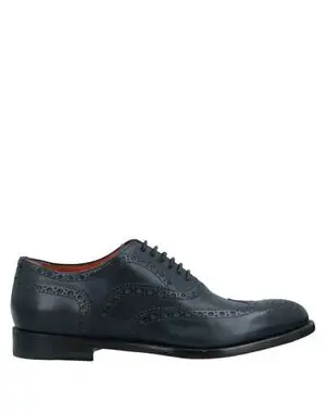 Santoni Lace-Up Oxford Shoes Blue