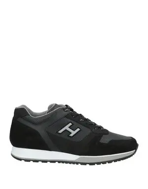 Hogan Leather Sneakers - Black