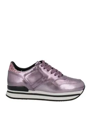 Hogan Low-top Leather Sneakers - Purple