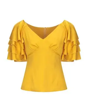 Dolce & Gabbana Ruched Top - Ocher
